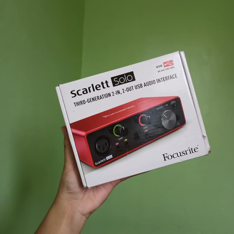 Focusrite 3rd Gen (Solo), Hobbies & Toys, Music & Media, Musical ...