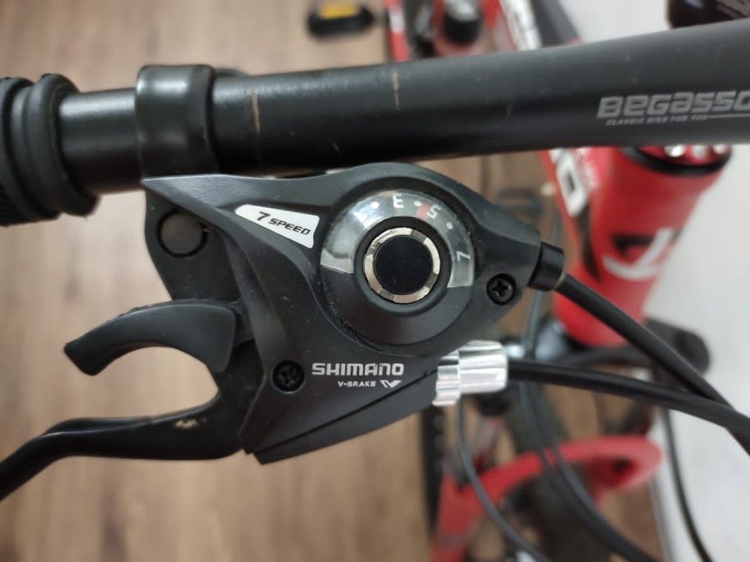 Foldable MTB Bicycle Begasso Soldier 24 inch with 7 speed Shimano ...