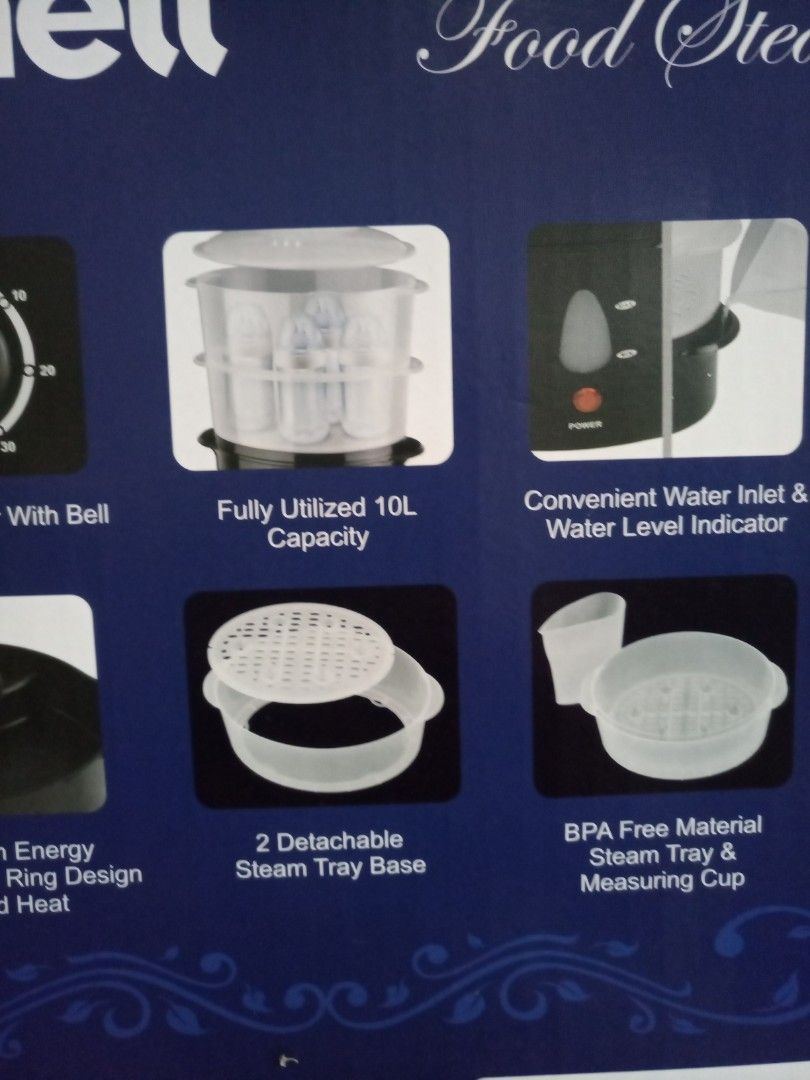 Food Steamer Cornell 10L and Desk/Wall Fan 2 in 1, TV & Home Appliances ...
