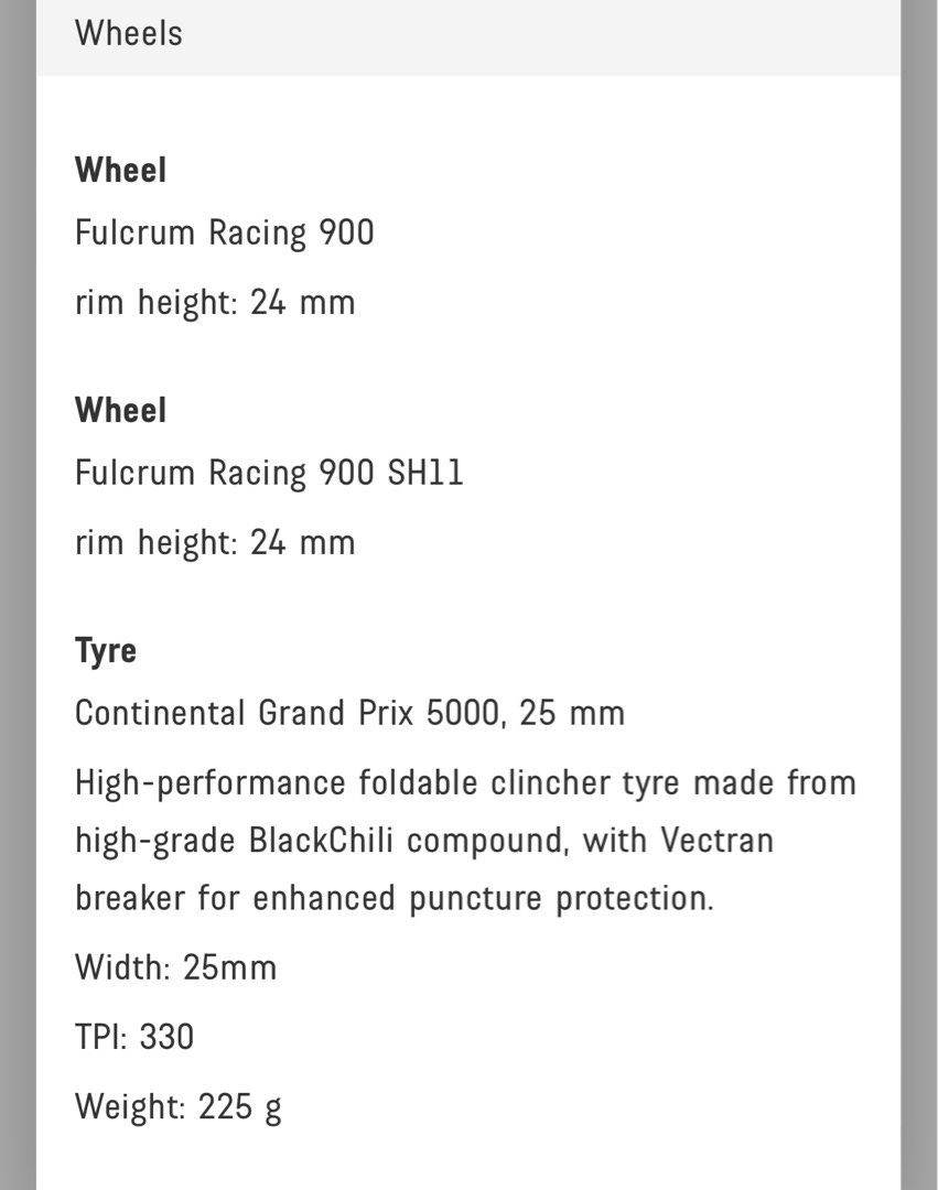 Fulcrum Racing 900 SH11, Sports Equipment, Bicycles & Parts, Parts ...