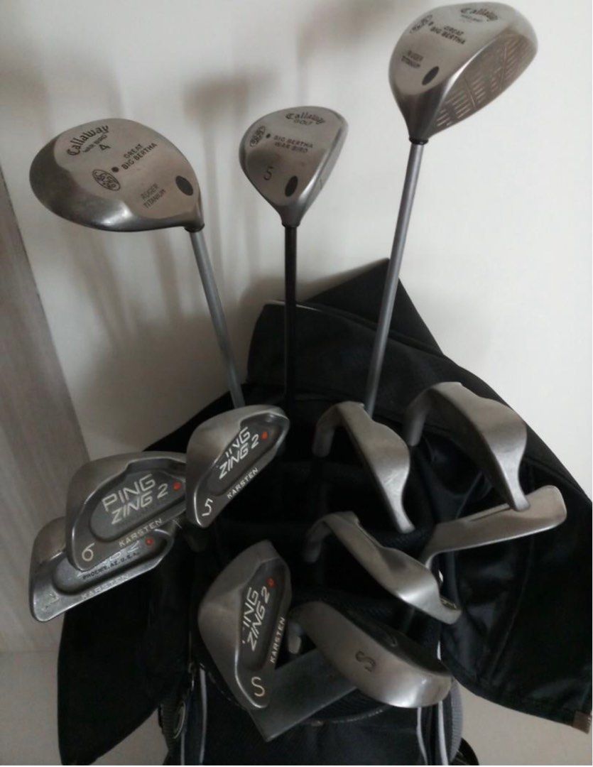 Full set golf clubs set - Ping Zing 2 & Callaway Woods, Sports ...