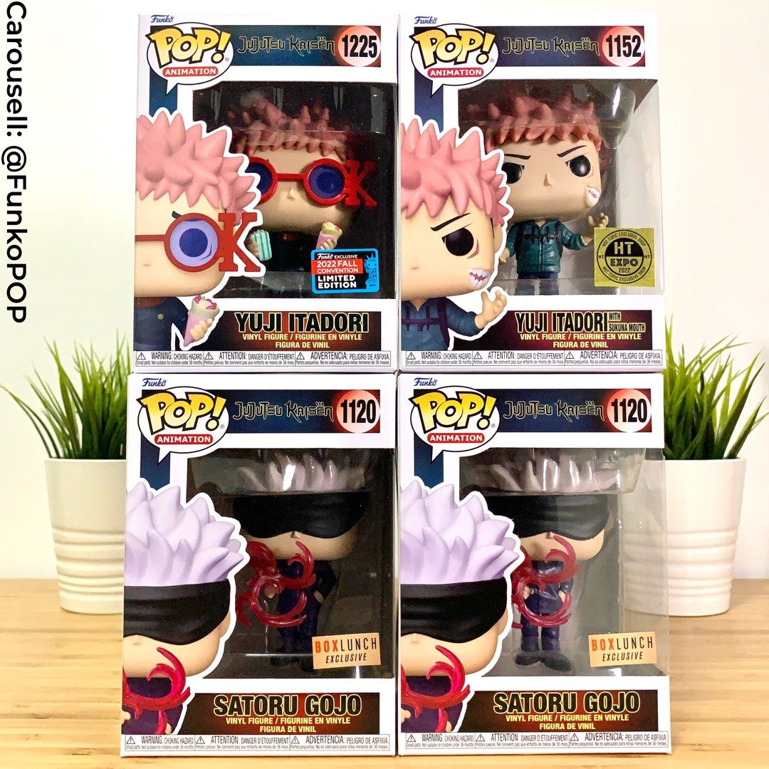 Funko Pop Animation Jujutsu Kaisen Yuji Itadori Funko Satoru Gojo Funko ...