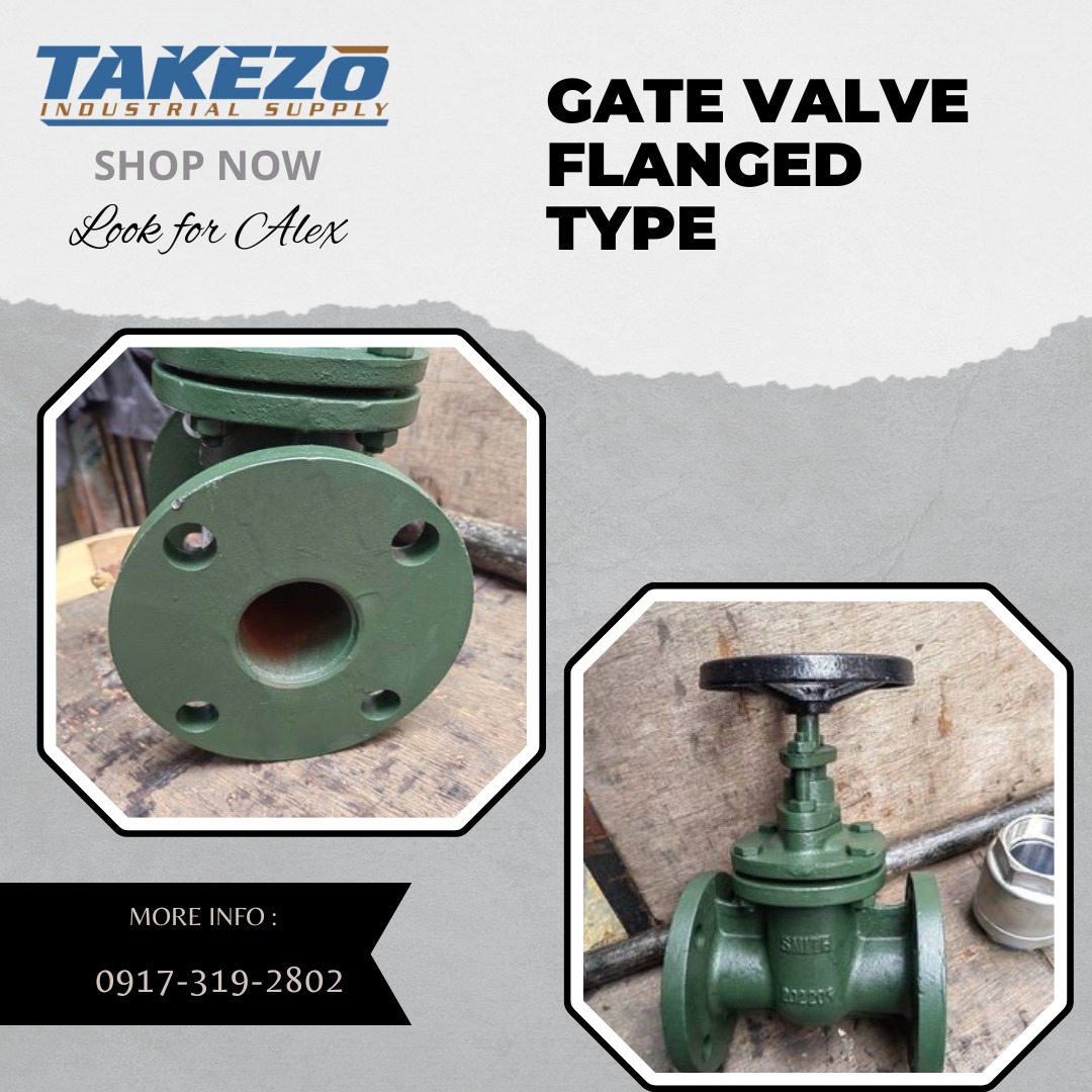 Gate valve flanged type, Commercial & Industrial, Construction Tools ...