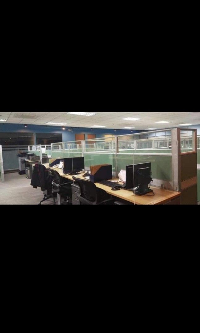 Glass Partition,Logo signage,Cork bulletin board on Carousell