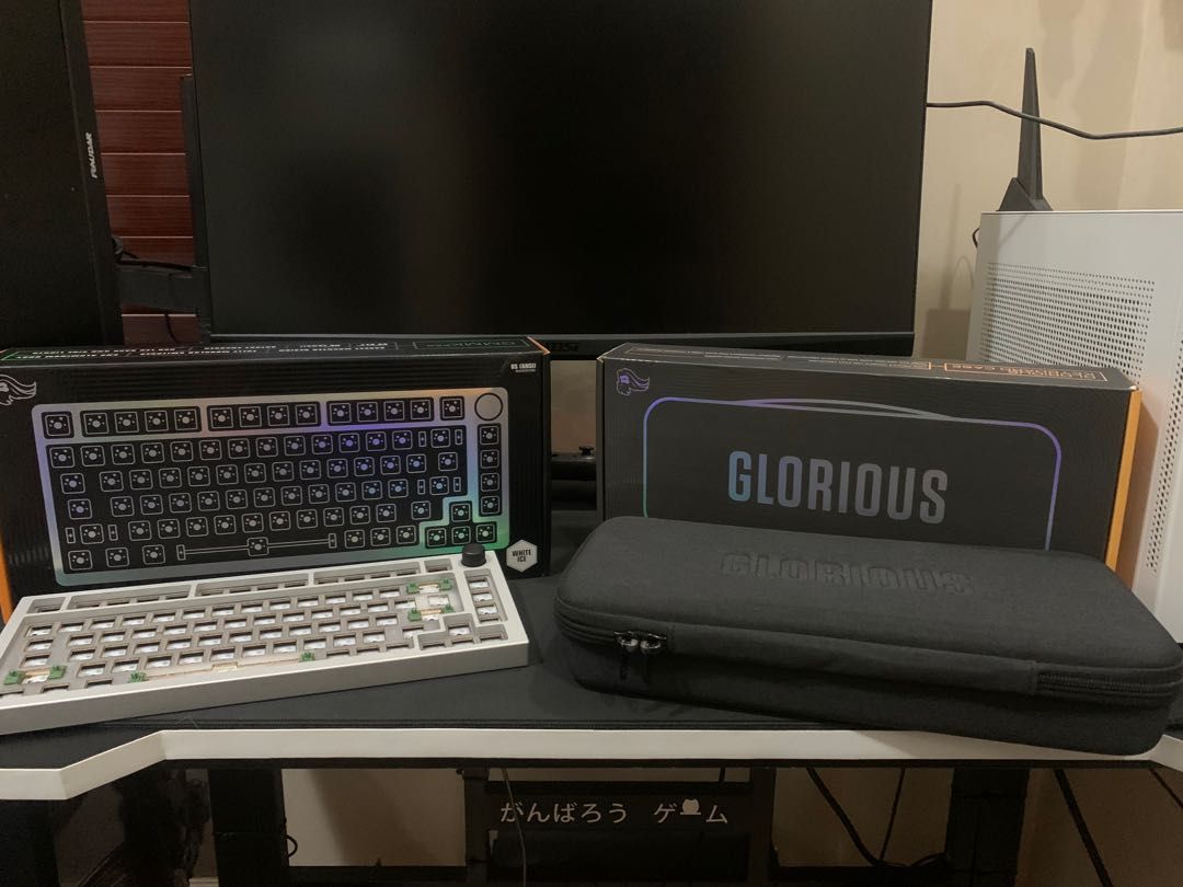 GMMK PRO WHITE ICE BAREBONES + GLORIOUS CARRYING CASE, Computers & Tech, Parts & Accessories ...