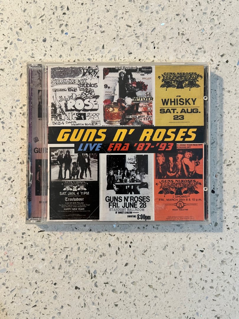 GnR Live concert CD, Hobbies & Toys, Music & Media, CDs & DVDs on Carousell