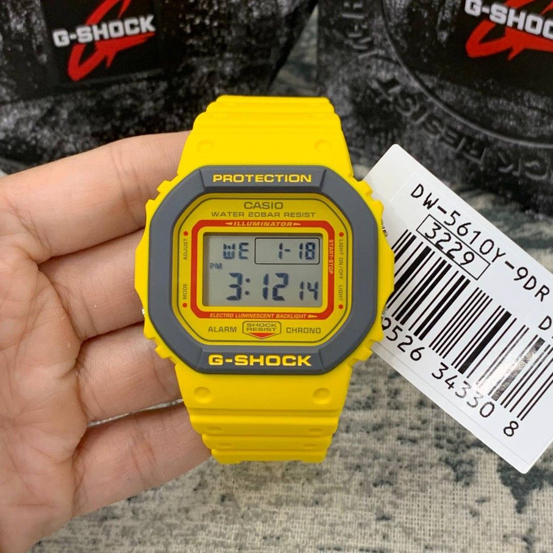 GSHOCK YELLOW SERIES DW-5610Y-9, Men's Fashion, Watches & Accessories ...