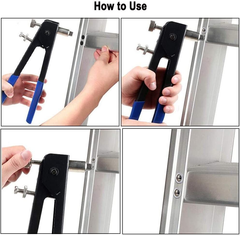 Hand Riveter Kit Rivet Nut Gun, Threaded Rivet Nut Kit Set Nut Rivet ...