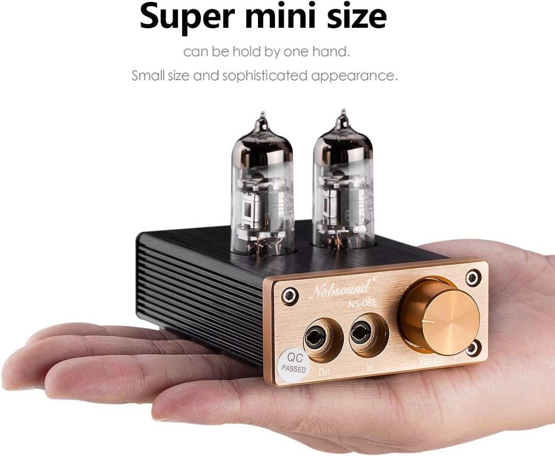 Headphone Amplifier Hi-Fi Headphone Amp Mini Stereo Audio Preamplifier ...
