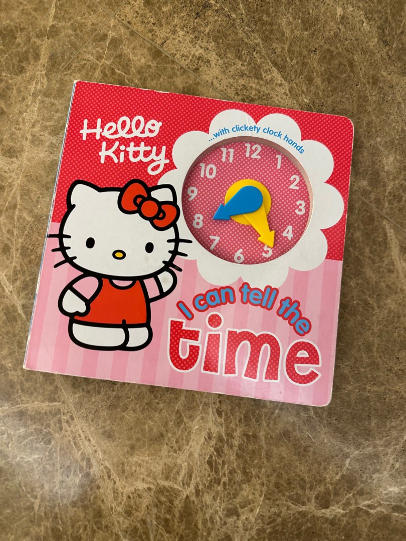 Hello Kitty I can tell the time, 興趣及遊戲, 書本 & 文具, 小說及非小說 - Carousell