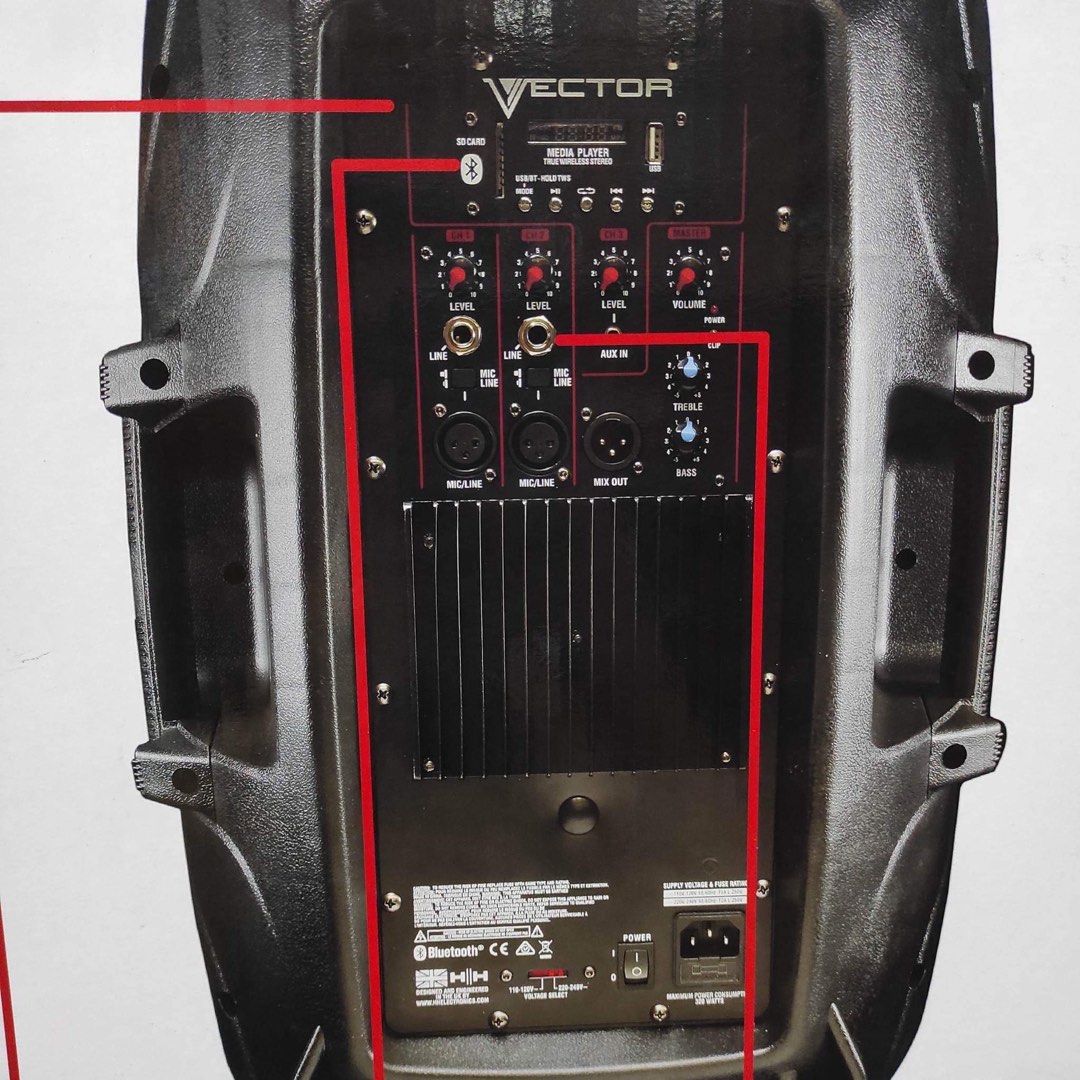 HH VECTOR ACTIVE SPEAKER 800watts, Audio, Soundbars, Speakers ...