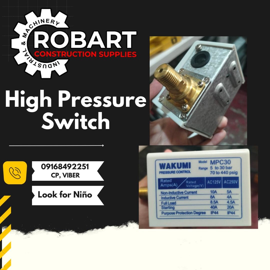 High pressure Switch, Commercial & Industrial, Construction Tools ...