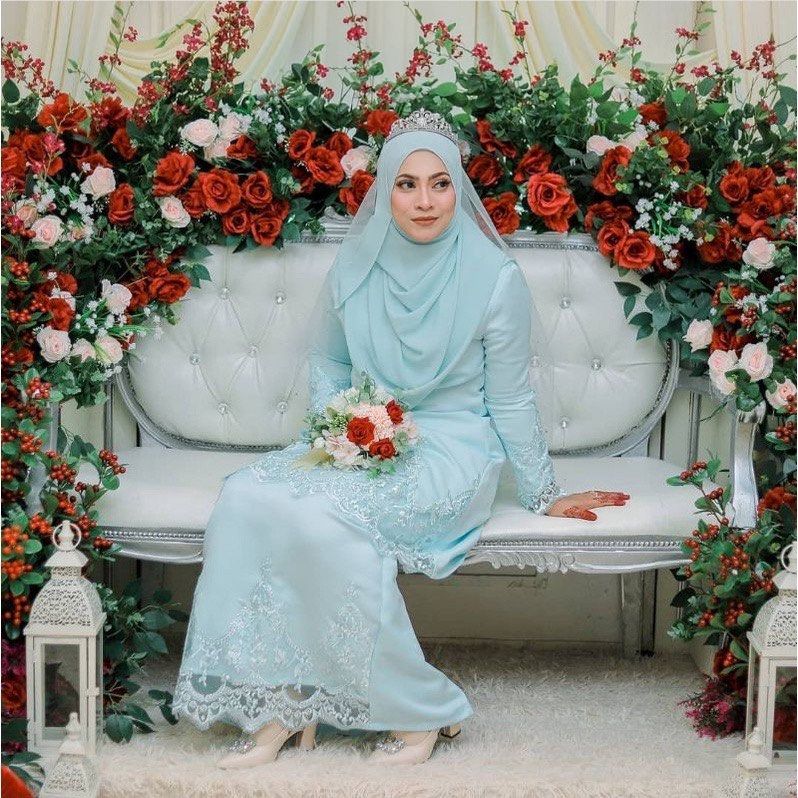 HIJABISTAHUB MERIDA NIKAH, Women's Fashion, Dresses & Sets, Traditional ...
