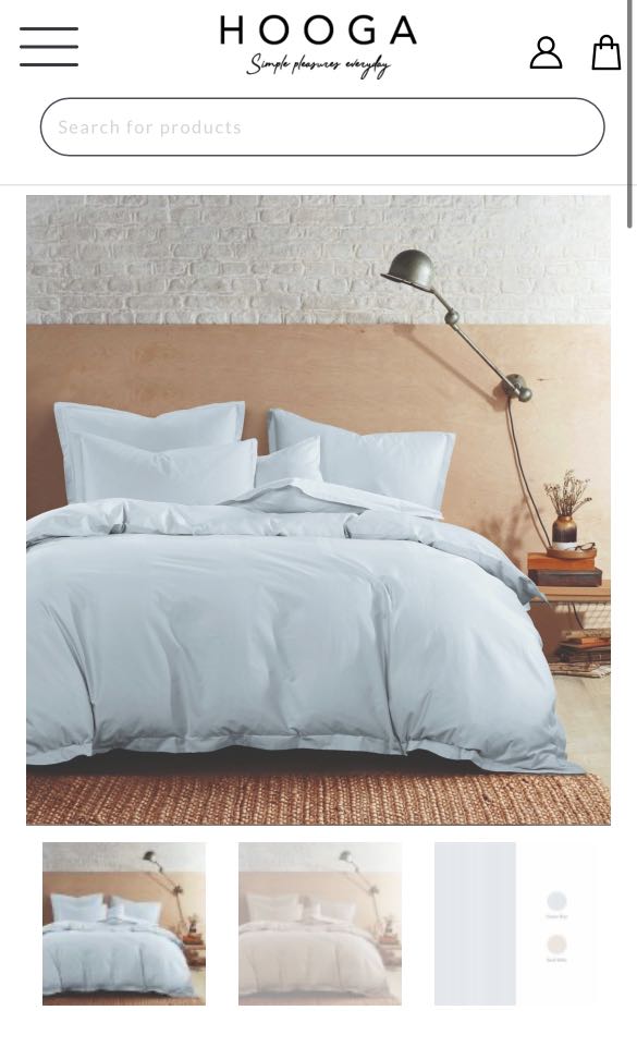 Hooga Ralphson Fluv King Quilt Cover Set, Furniture & Home Living ...