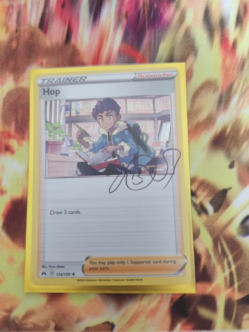 Hop 133/159 crown zenith with signature, Hobbies & Toys, Toys & Games ...