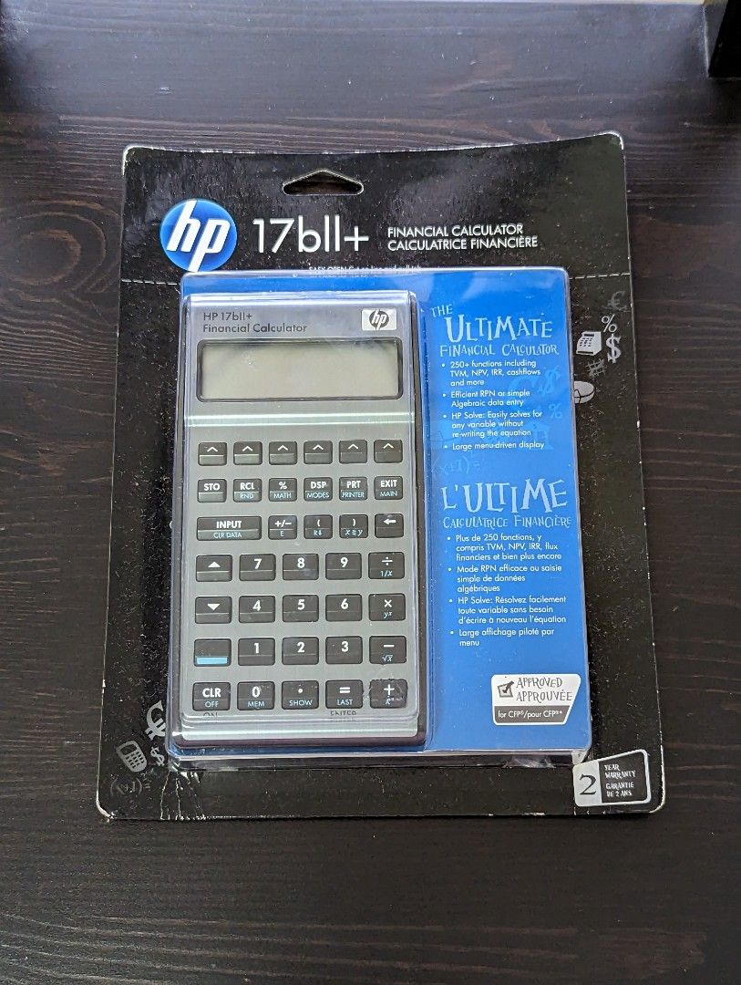HP 17bii+ Financial Calculator, Computers & Tech, Office & Business ...