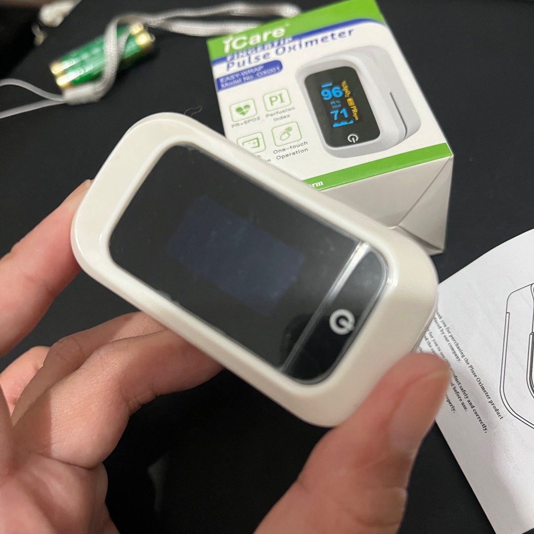 iCare Pulse Oximeter, Health & Nutrition, Health Monitors & Weighing ...