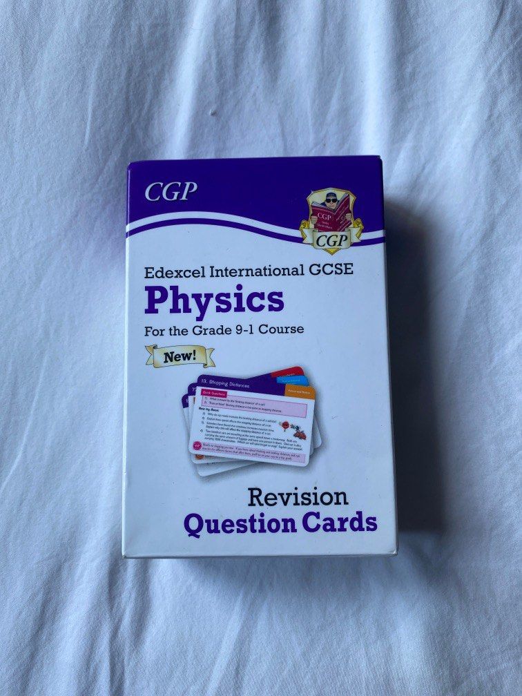 IGCSE Edexcel Physics Flashcards, 興趣及遊戲, 書本 & 文具, 教科書 - Carousell