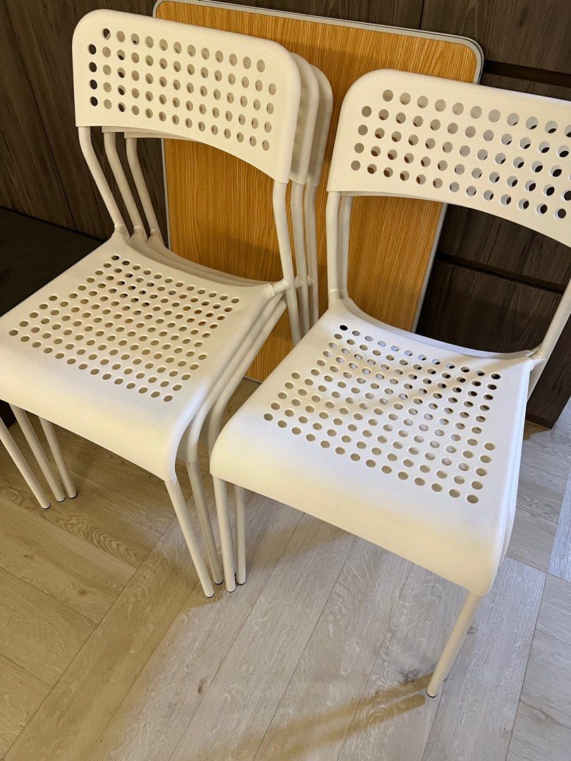 IKEA Adde chair.. 45 for 5 chairs, Furniture & Home Living, Furniture ...
