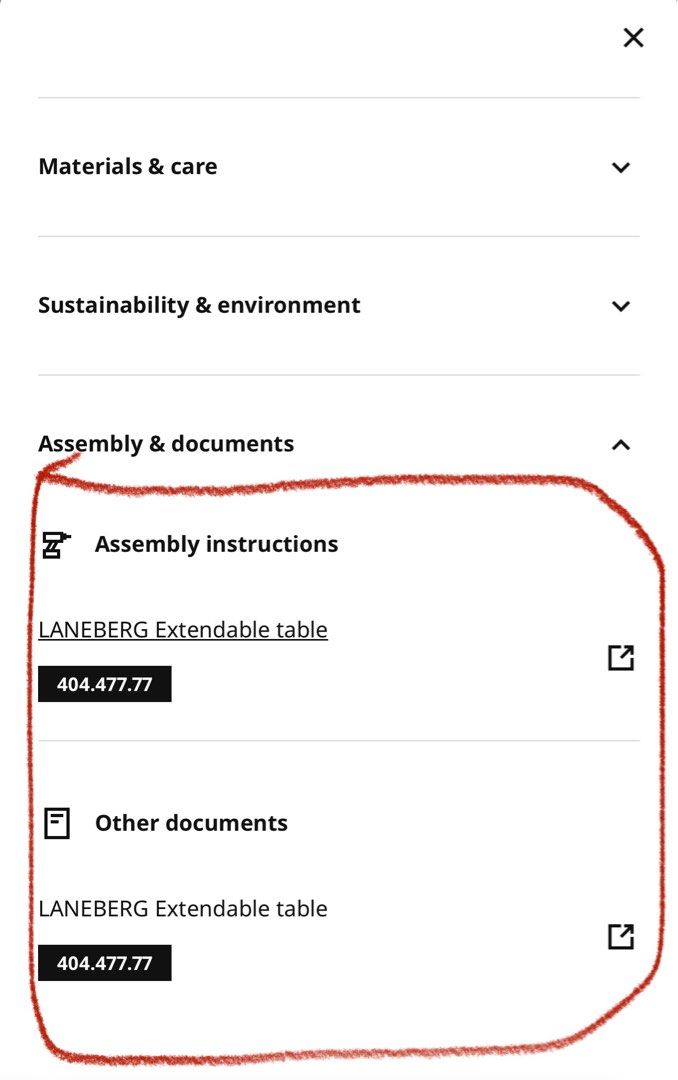 Ikea Laneberg Extendable Table (Dismantled), Furniture & Home Living ...