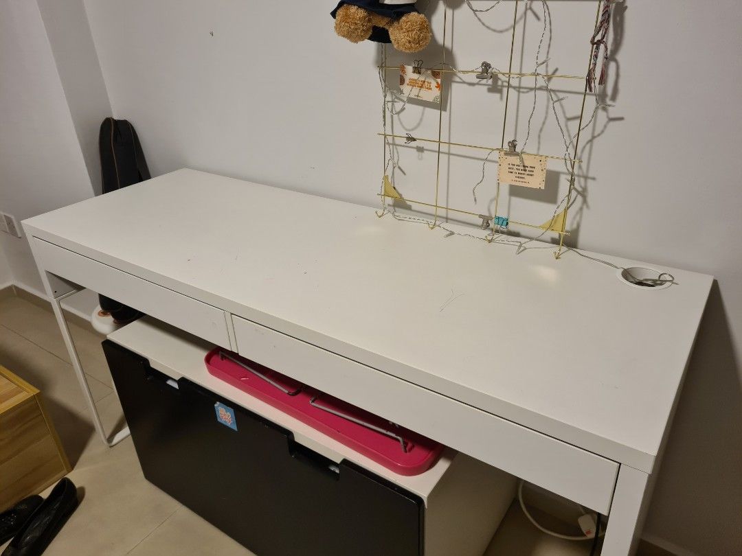 IKEA Study Table, Furniture & Home Living, Furniture, Tables & Sets on ...