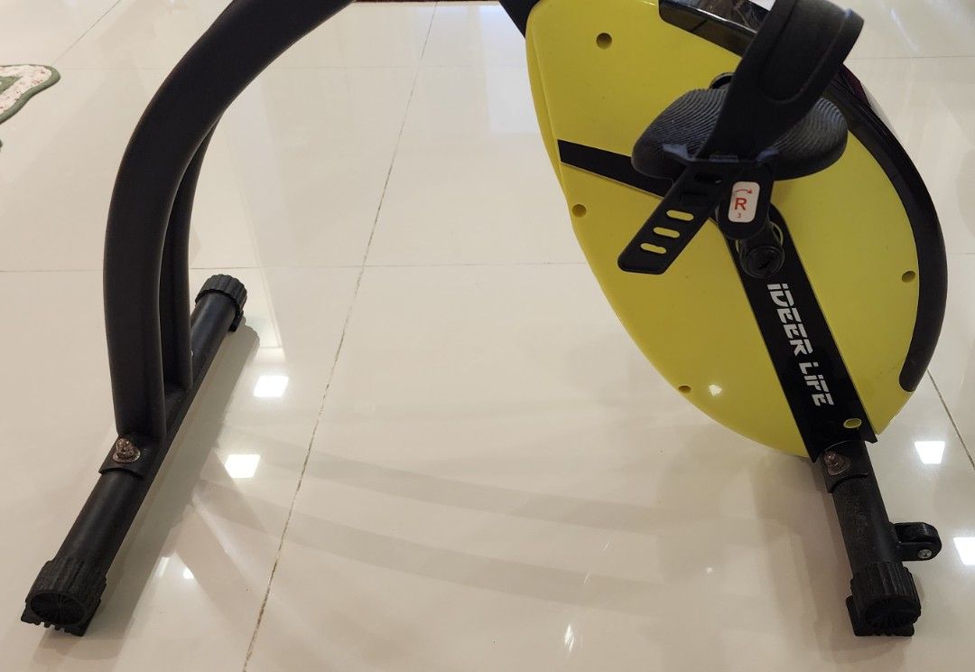 INDOOR FOLDABLE CYCLE SPIN EXERCISE BIKE BICYCLE FITNESS GYM, Sports ...