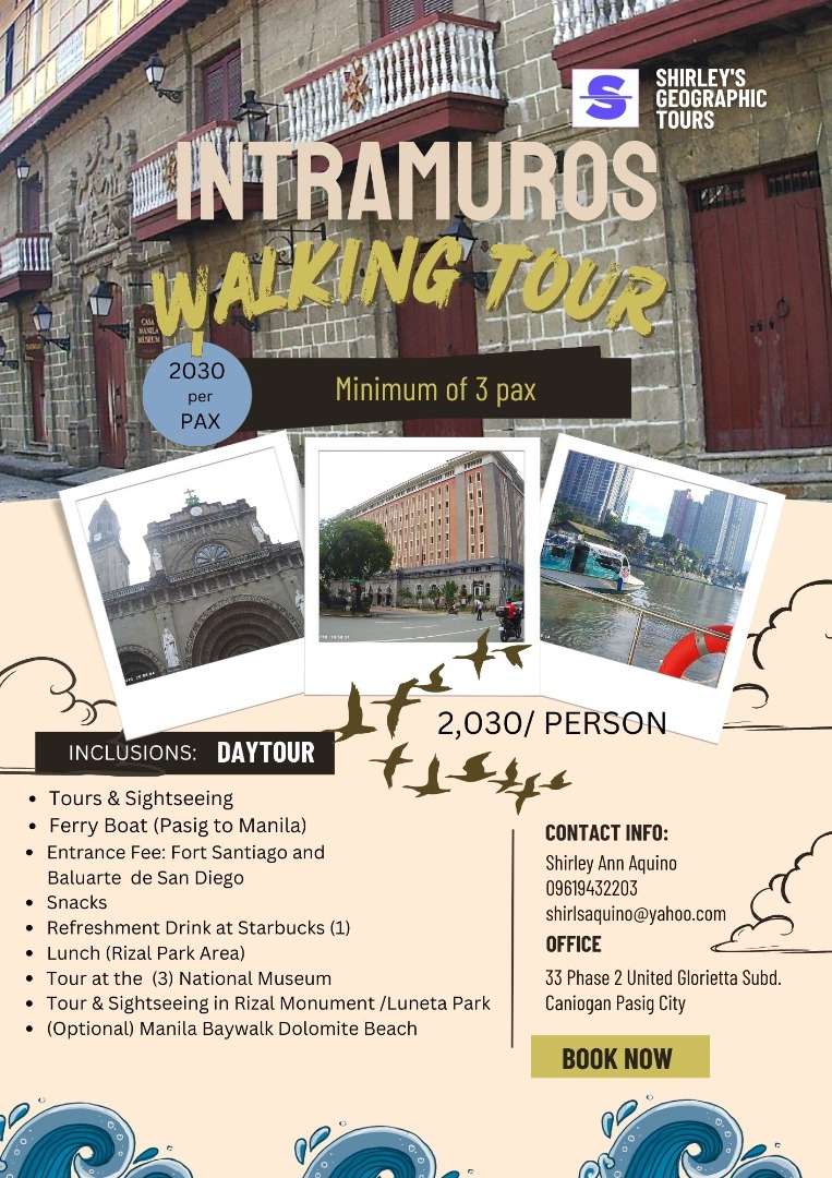 INTRAMUROS WALKING TOUR, Tickets & Vouchers, Local Attractions ...