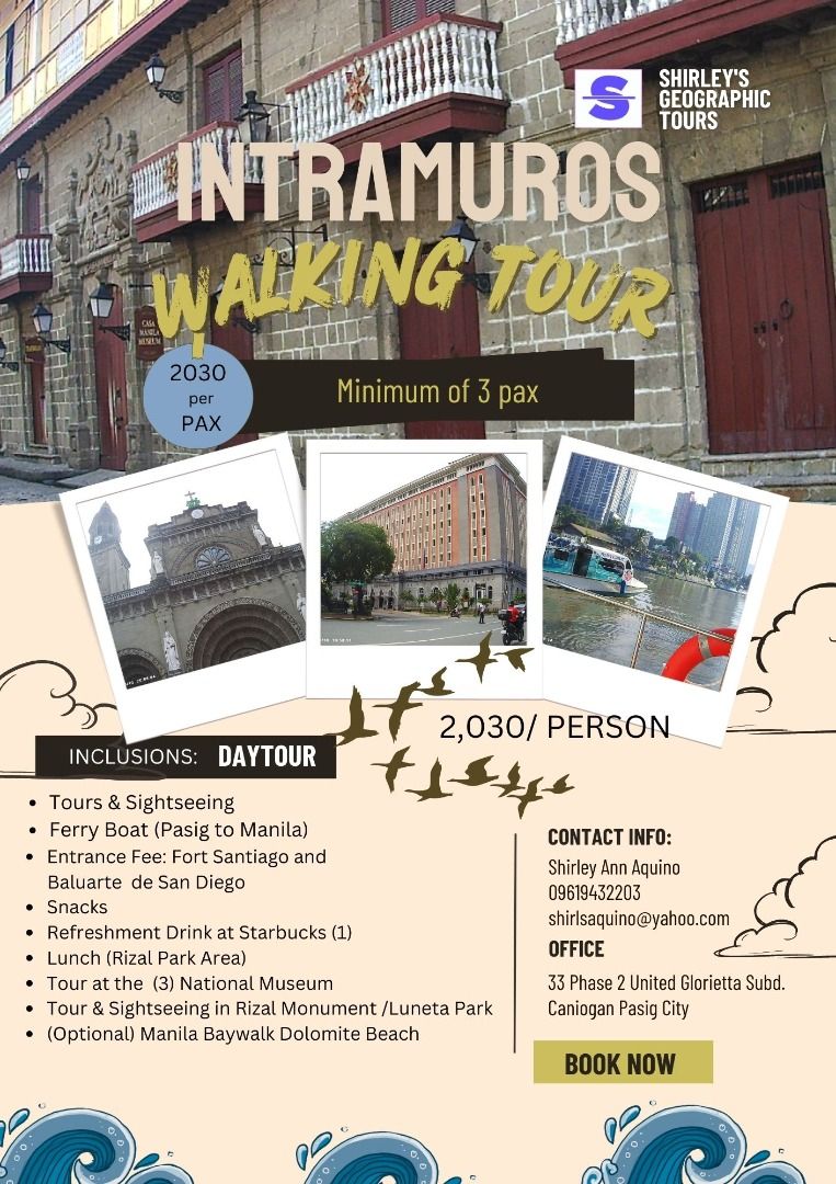 INTRAMUROS WALKING TOUR, Tickets & Vouchers, Local Attractions ...