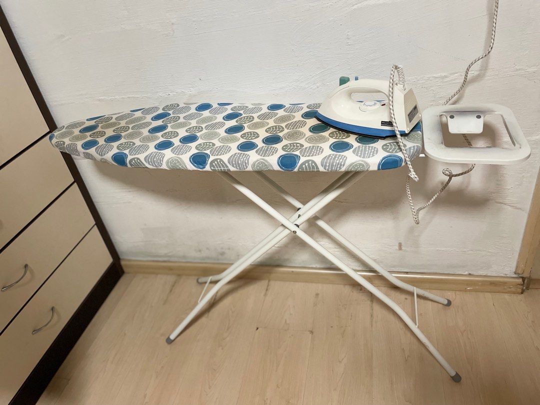 Ironing Board with Iron, Furniture & Home Living, Cleaning & Homecare ...
