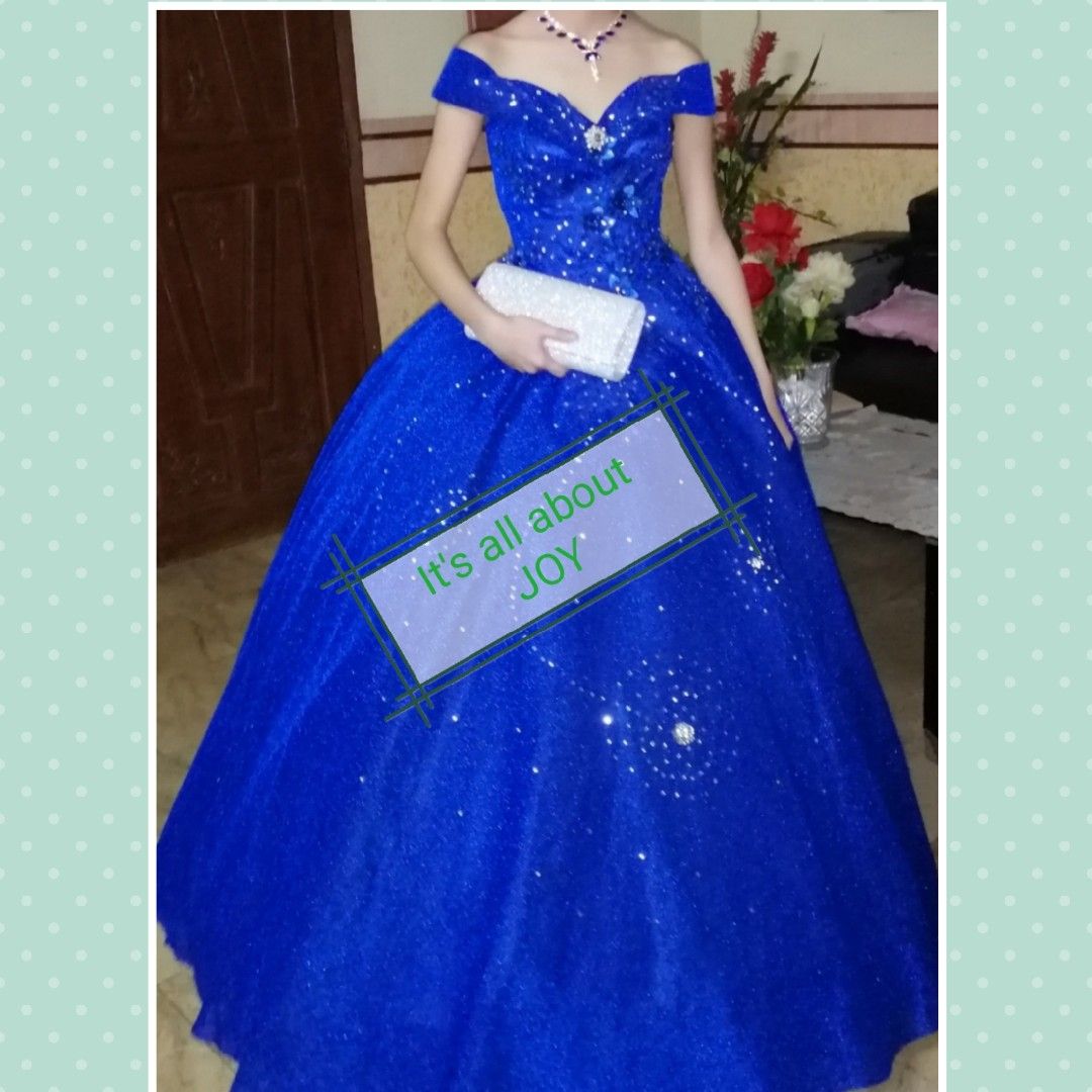 JS PROM GOWN, Women's Fashion, Dresses & Sets, Evening dresses & gowns ...