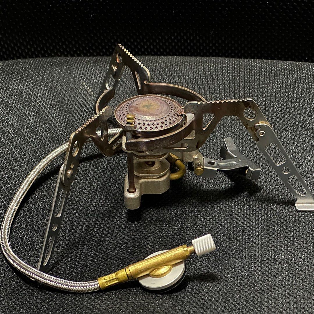 [連gas罐有腳接頭]Kovea Moonwalker Stove Gas爐 , 運動產品, 行山及露營 - Carousell