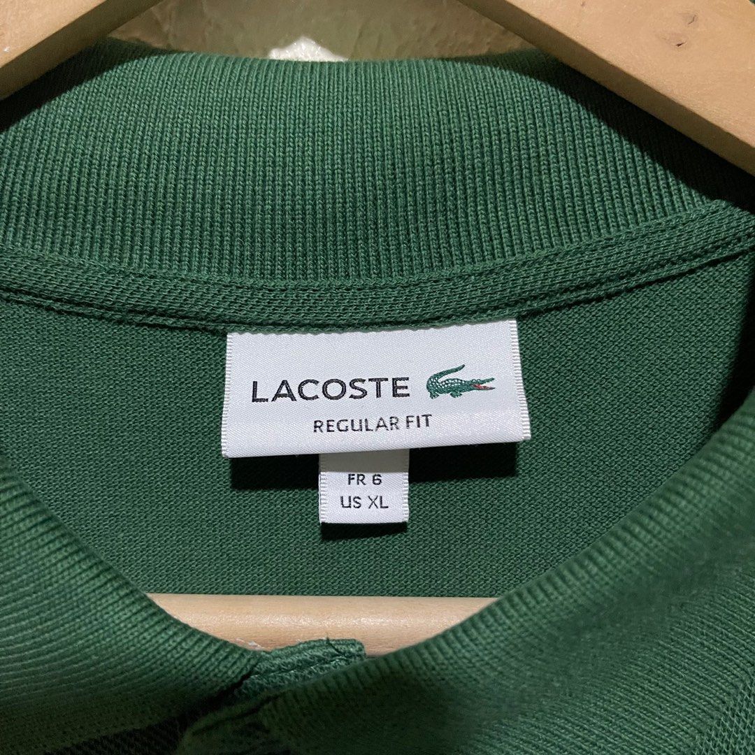 Lacoste Side Big Logo Crocs Polo Shirt, Men's Fashion, Tops & Sets, Tshirts & Polo Shirts on ...