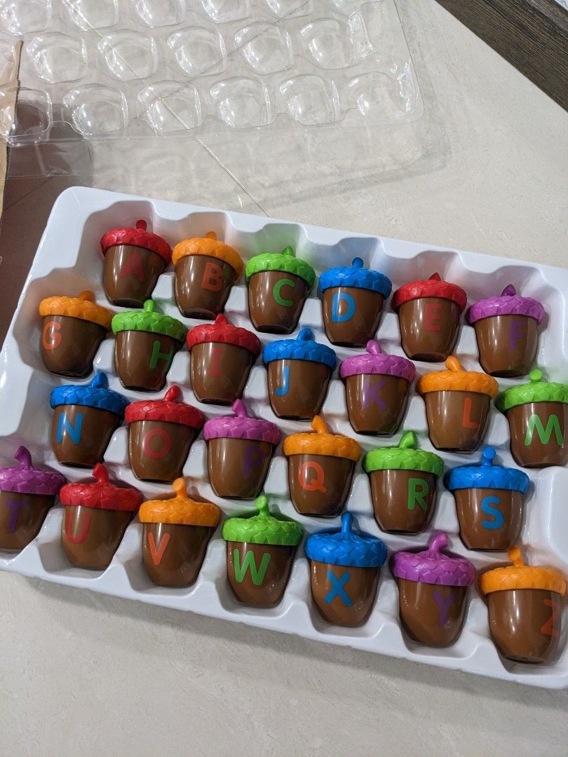 Learning Resources Alphabet Acorns Activity Set, Hobbies & Toys, Toys ...