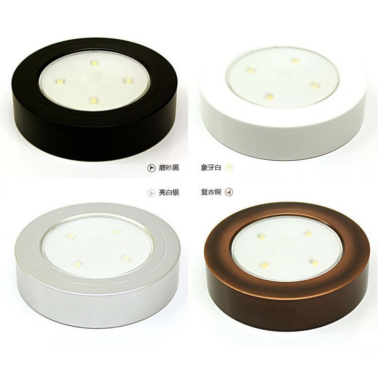 LED Powered Stick Touch Light Lamp Stick Click Self Adhesive Push On ...