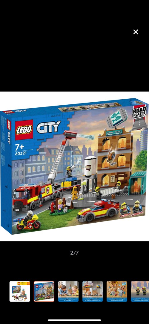 Lego City Fire Brigade 60321, Hobbies & Toys, Toys & Games on Carousell