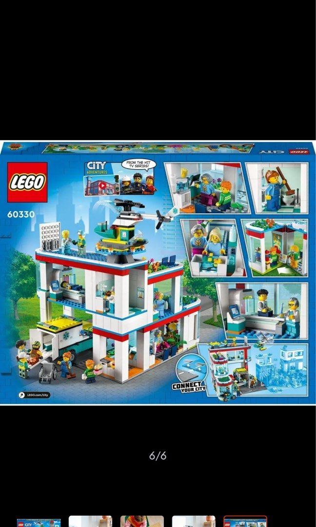 Lego Hospital 60330, Hobbies & Toys, Toys & Games on Carousell