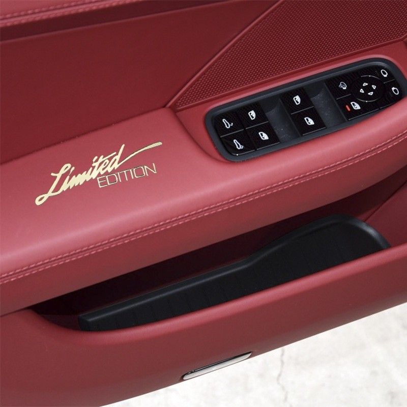 Limited edition car decal sticker car body styling sticker shiny gold ...