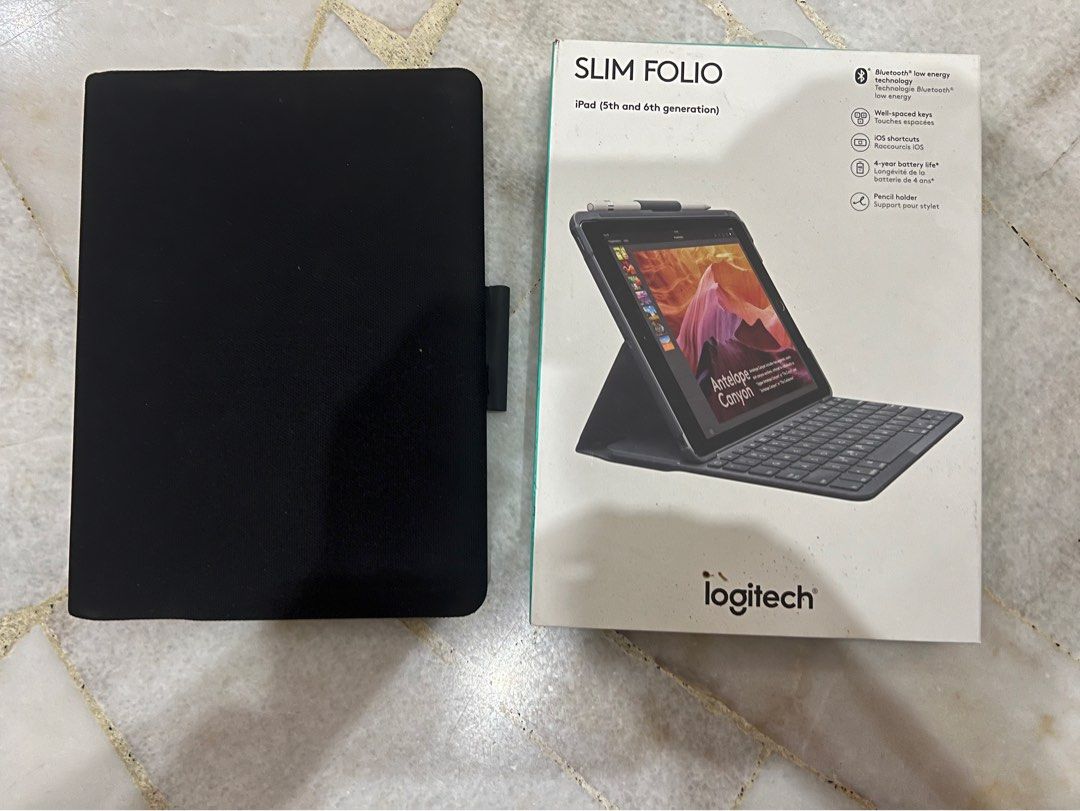 Logitech Slim Folio IPad Th And Th Generation Cover And Bluetooth Keyboard Mobile Phones