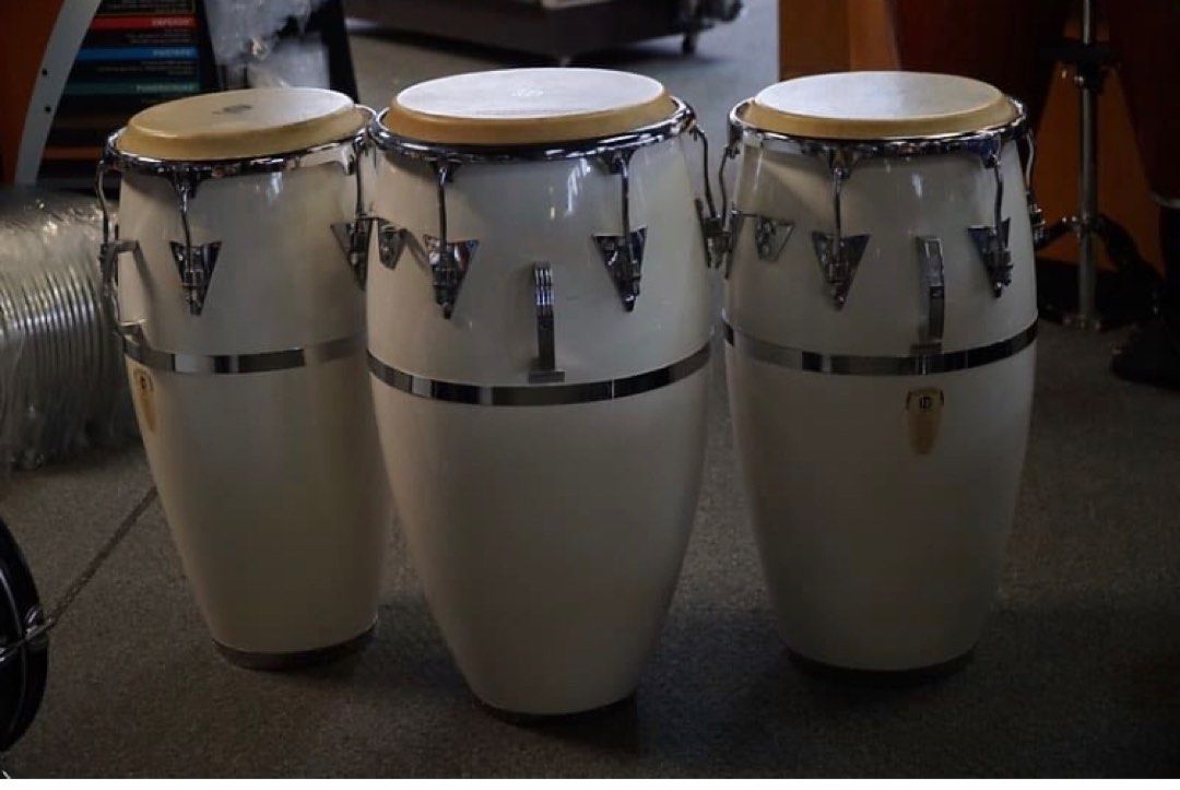 Lp Patato congas. Set of 3 .11”,11 3/4” , 12 1/2”.Rent only , Hobbies ...