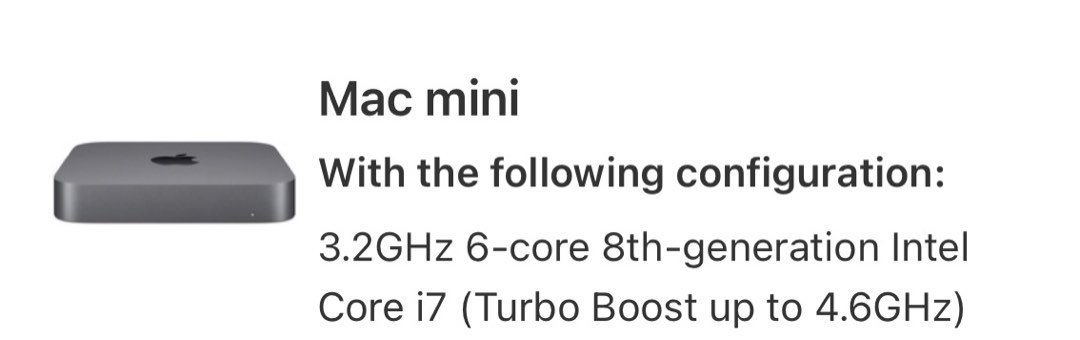 Mac Mini 2020 intel i7 16gb RAM 256gb SSD, Computers & Tech, Desktops ...