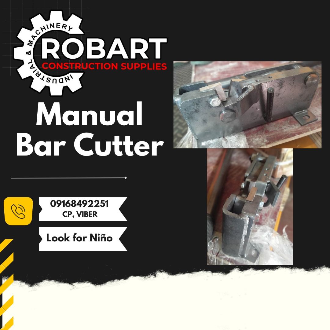 Manual Bar Cutter, Commercial & Industrial, Construction Tools ...