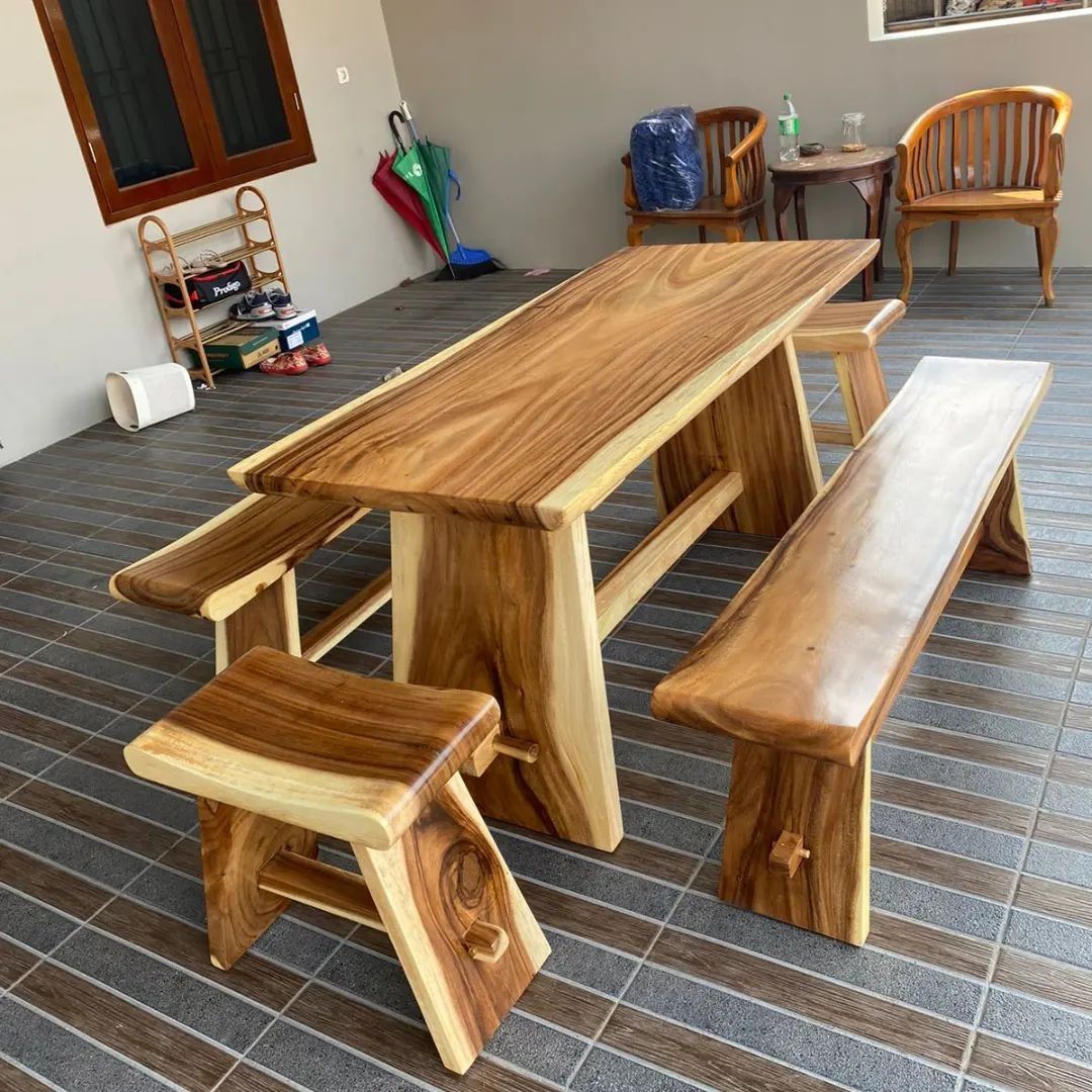 Meja cafe kayu Kursi kayu cafe murah berkualitas | kursi makan kayu ...
