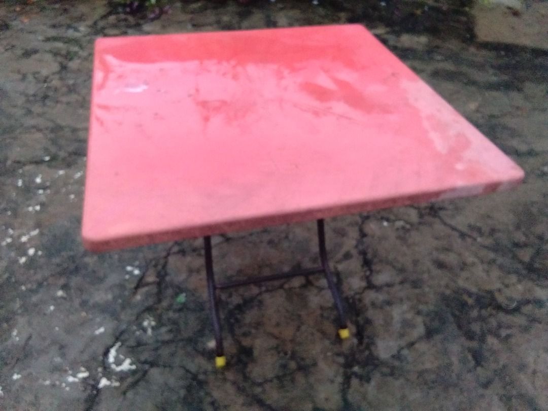 meja plastik Lipat 3x3 feet big besar pasar table ofis foldable plastic ...