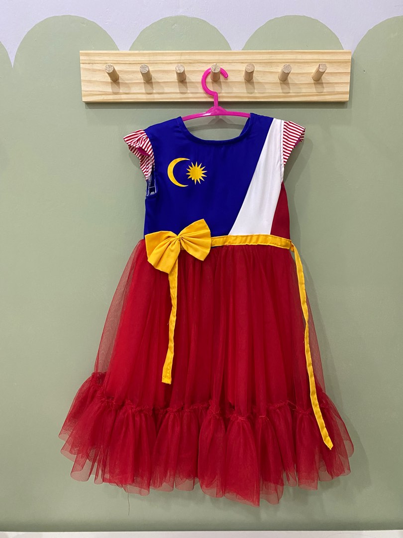 Merdeka Dress, Babies & Kids, Babies & Kids Fashion on Carousell