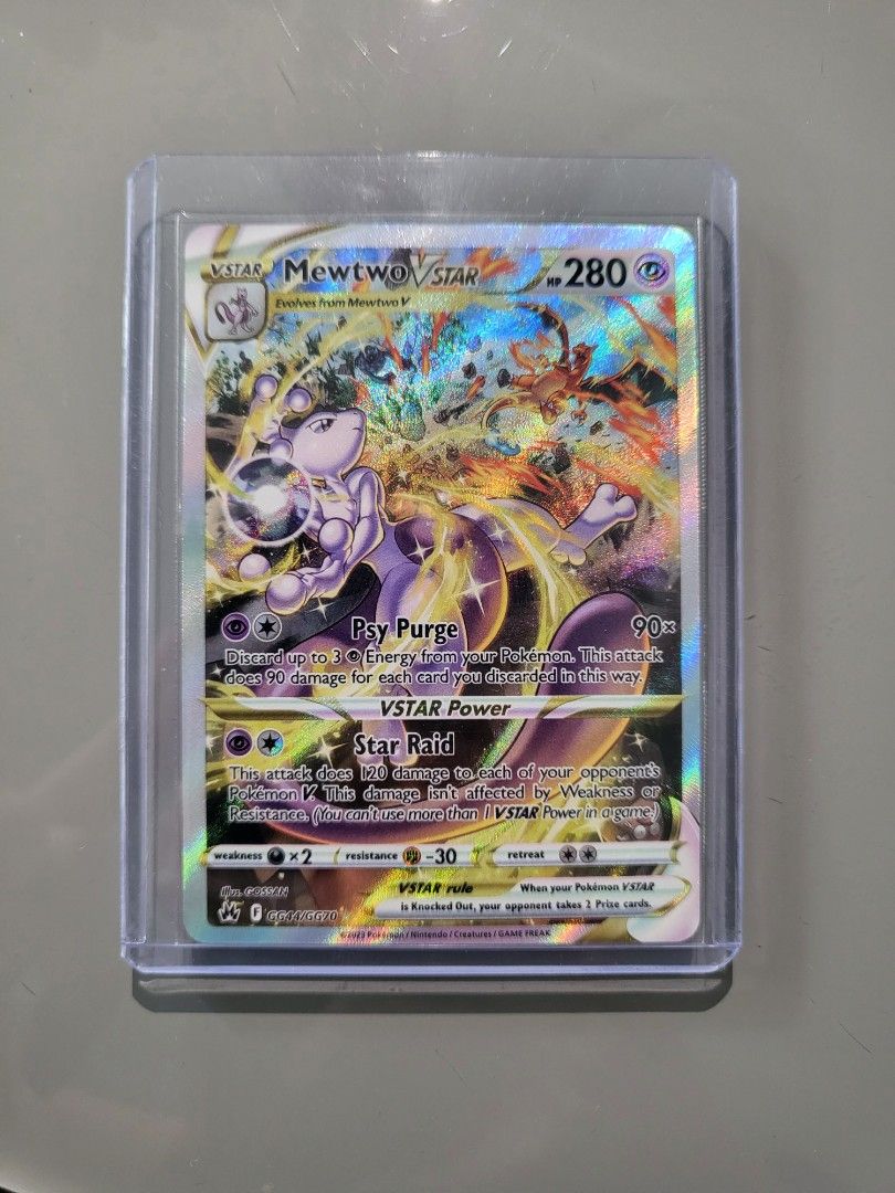 MewTwo VSTAR Crown Zenith, Hobbies & Toys, Toys & Games on Carousell