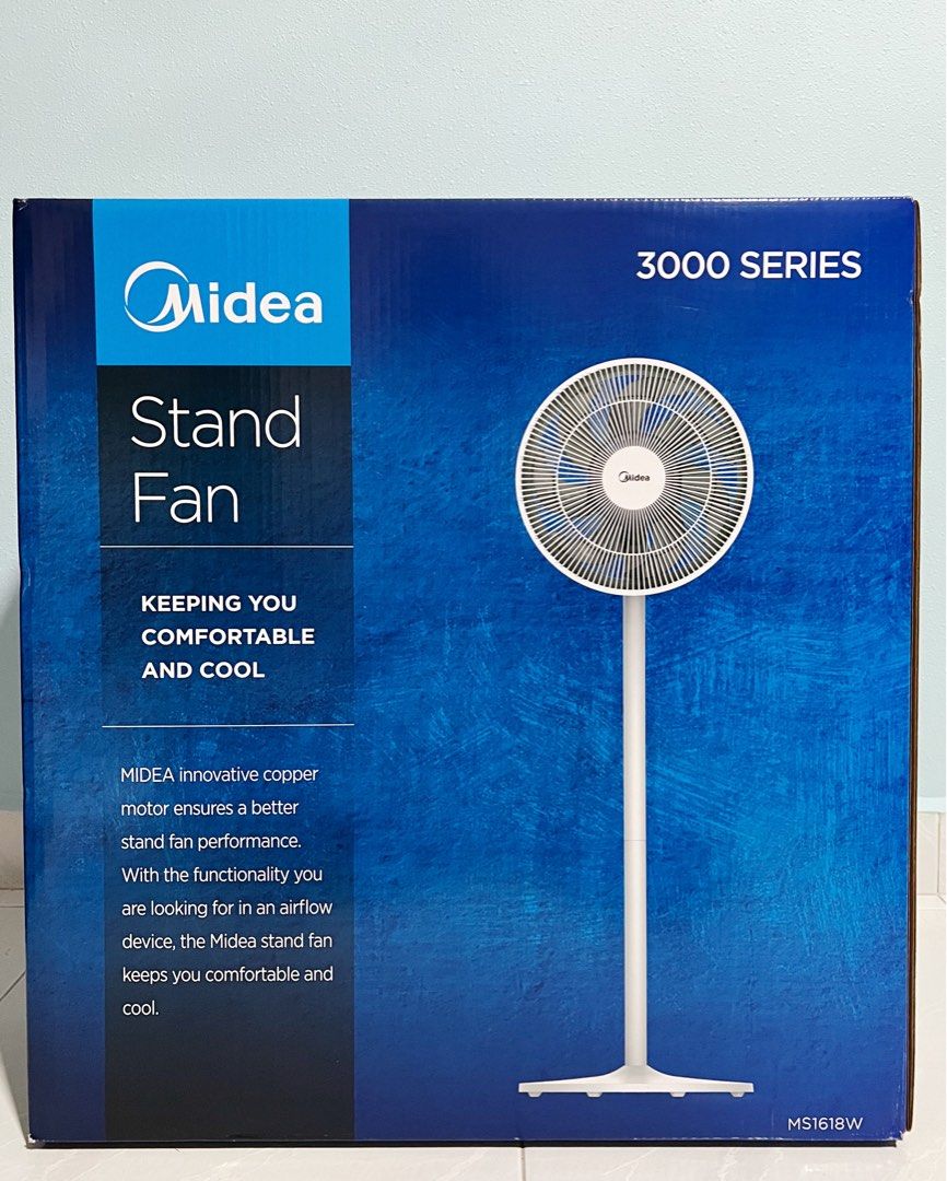 Midea Stand Fan (16”), Furniture & Home Living, Lighting & Fans, Fans ...