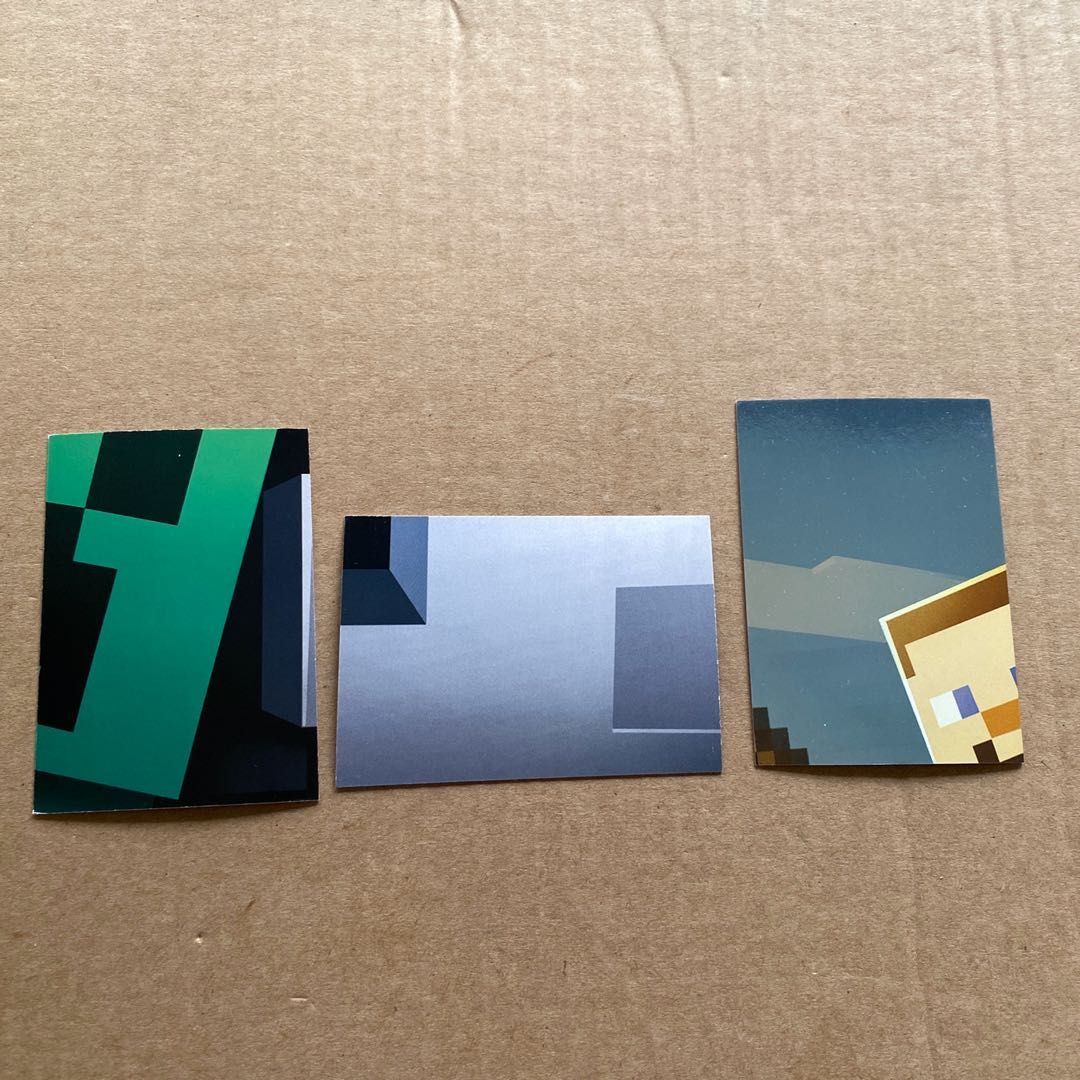 Minecraft Sticker Set Jinx Slime Blaze Steve Collectable cards good ...