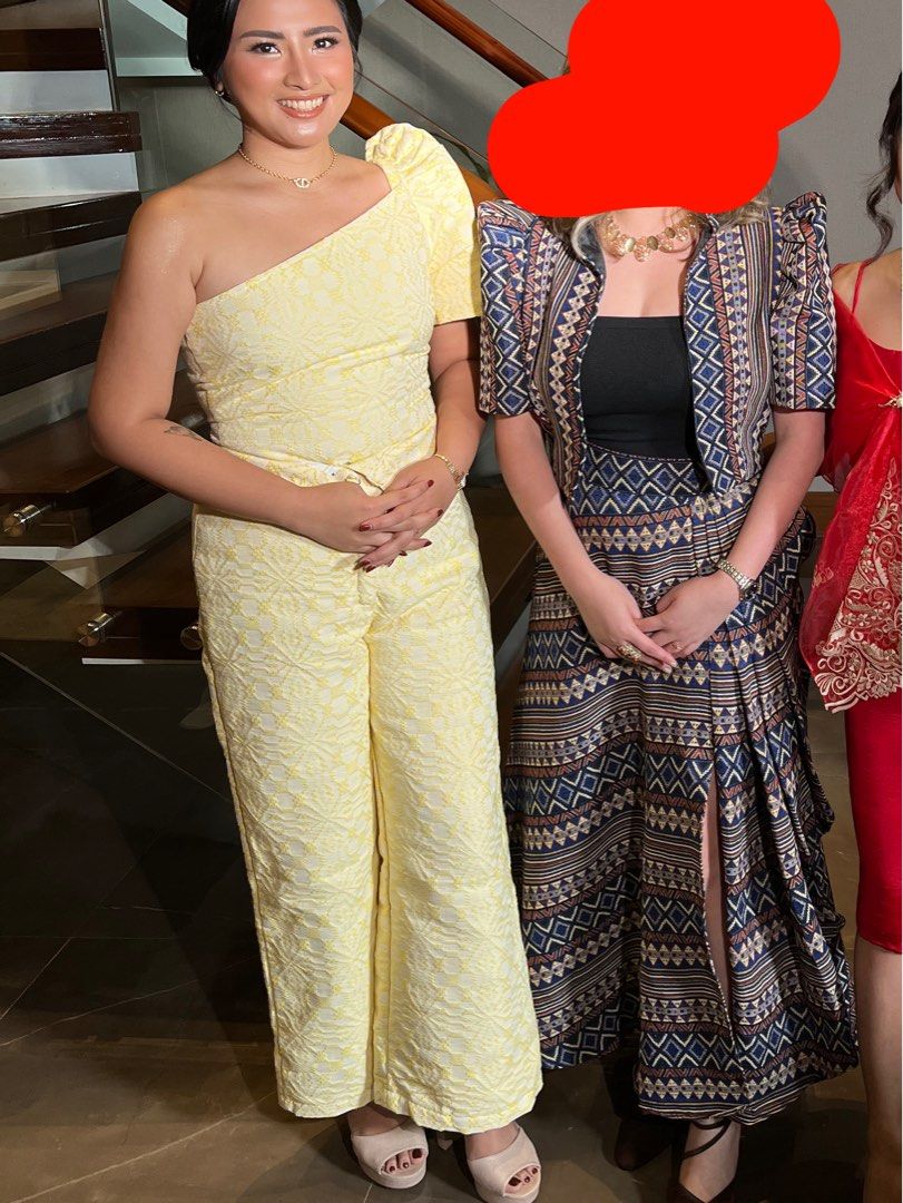 Modern Filipiniana Inabel Set, Women's Fashion, Dresses & Sets ...