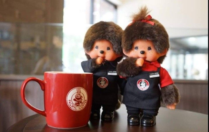 Monchhichi Pacific Coffee Limited Edition, 興趣及遊戲, 玩具 & 遊戲類 - Carousell