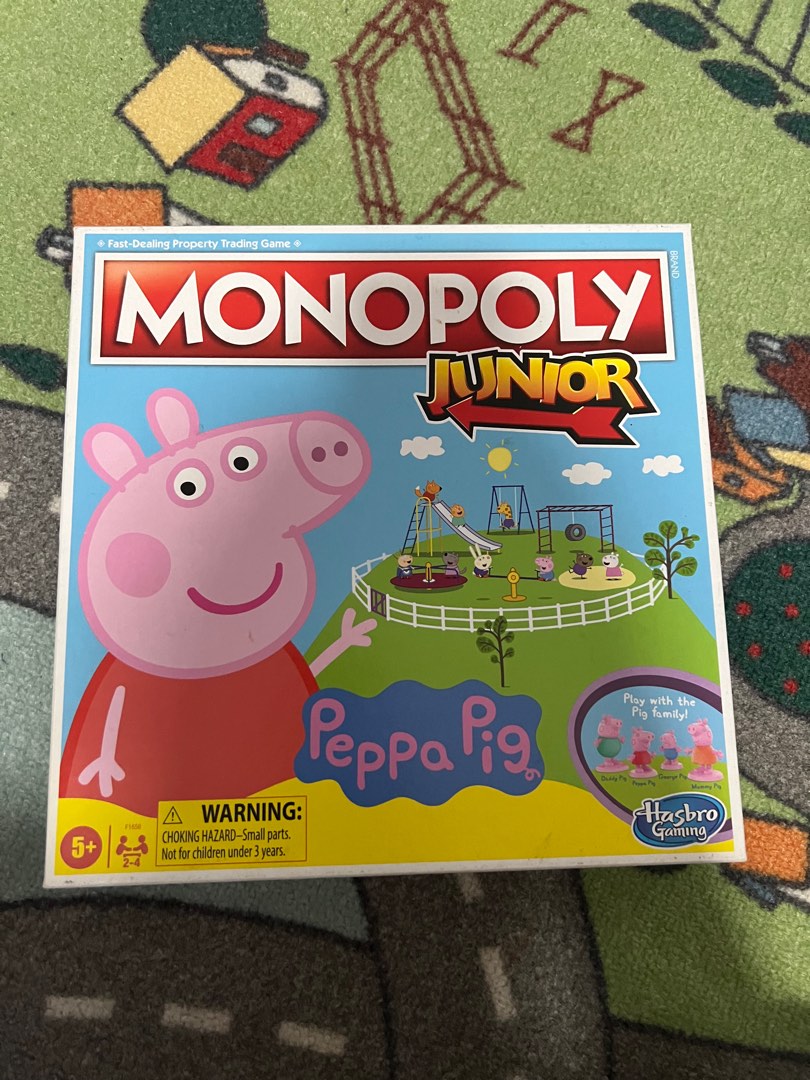 Monopoly Junior Peppa Pig, Hobbies & Toys, Toys & Games on Carousell